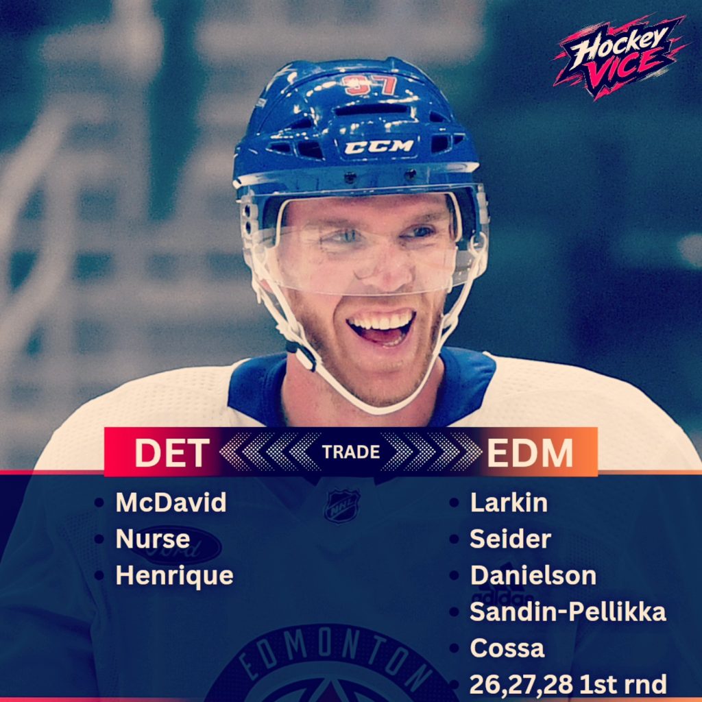 BLOCKBUSTER DEAL SHOCKS NHL: Oilers Trade McDavid, Nurse & Henrique to ...